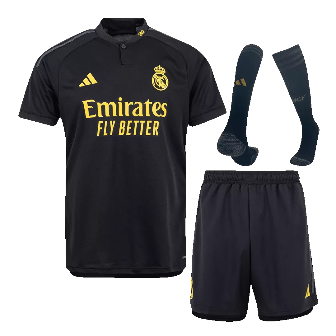 Men's Real Madrid Third Away Jersey Full Kit 2023/24