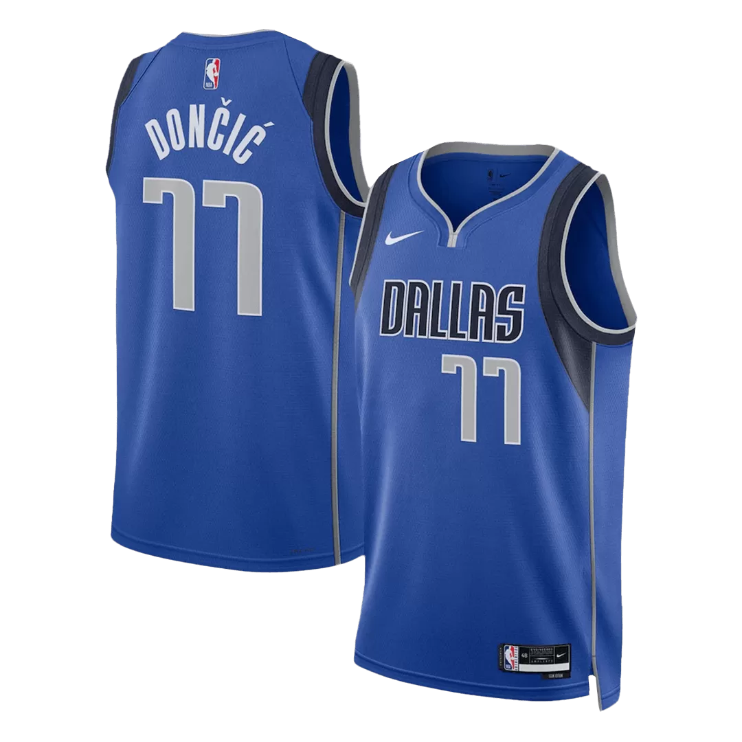 Men's Dallas Mavericks Luka Doncic #77 Navy Swingman Jersey 2022/23 ...