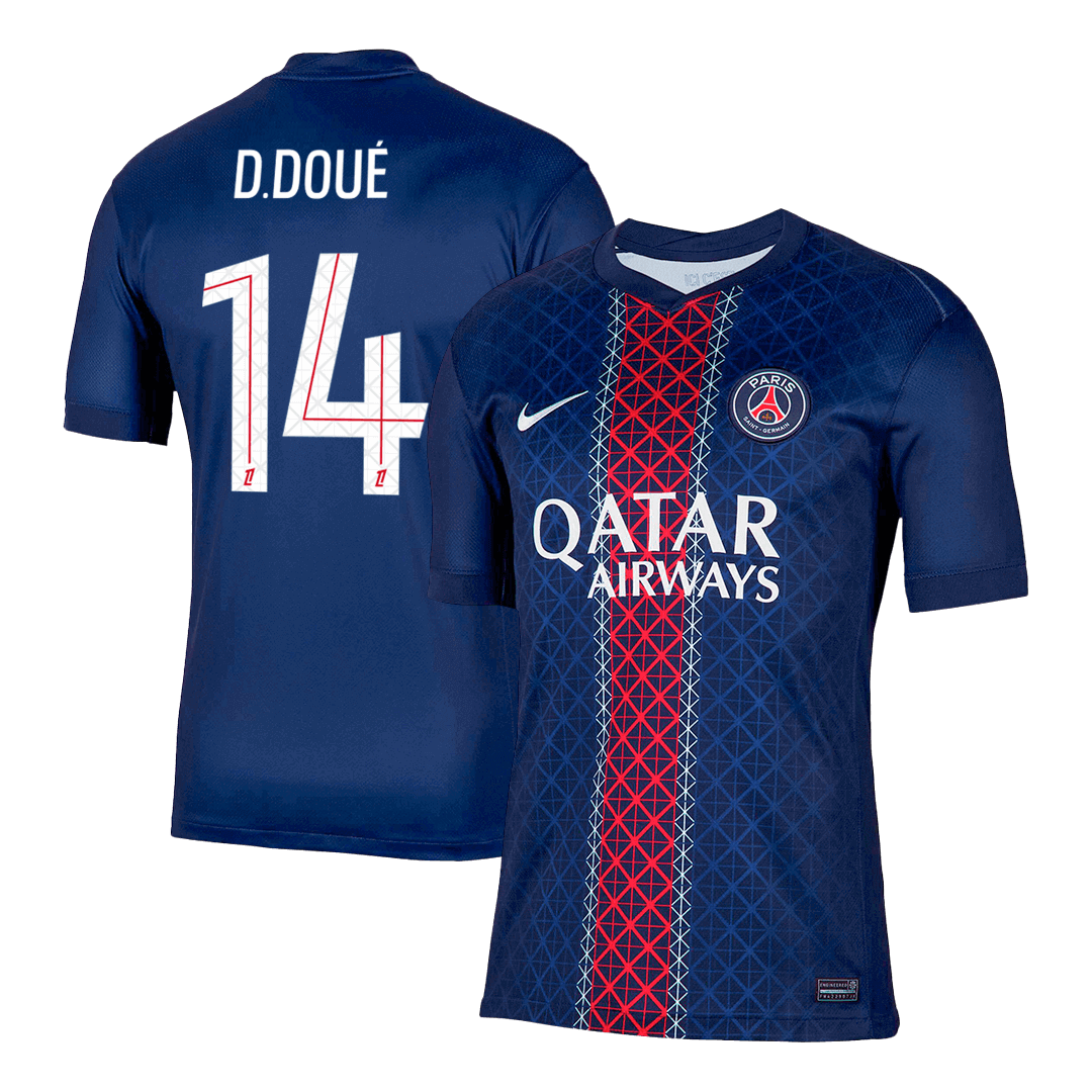 D.DOUÉ #14 PSG Home Jersey 2025/26 | TheJerseys