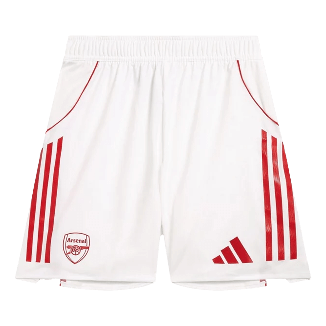 Arsenal Home Soccer Shorts 2025/26 - Player Version | TheJerseys