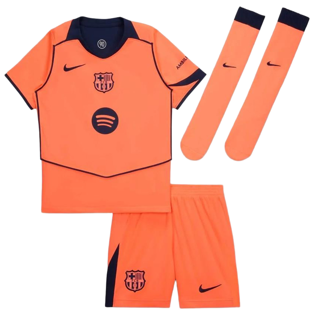 Kids Barcelona Third Jersey Full Kit 2025/26 | TheJerseys